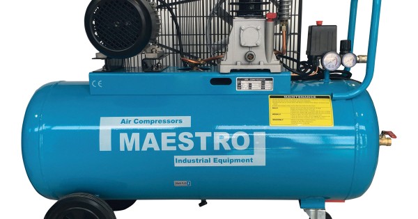 Maestro MAC-150BD BD AΕΡΟΣΥΜΠΙΕΣΤΗΣ ΜΕ ΙΜΑΝΤΑ 1/Φ - 150 LT - 3HP - 2 ...